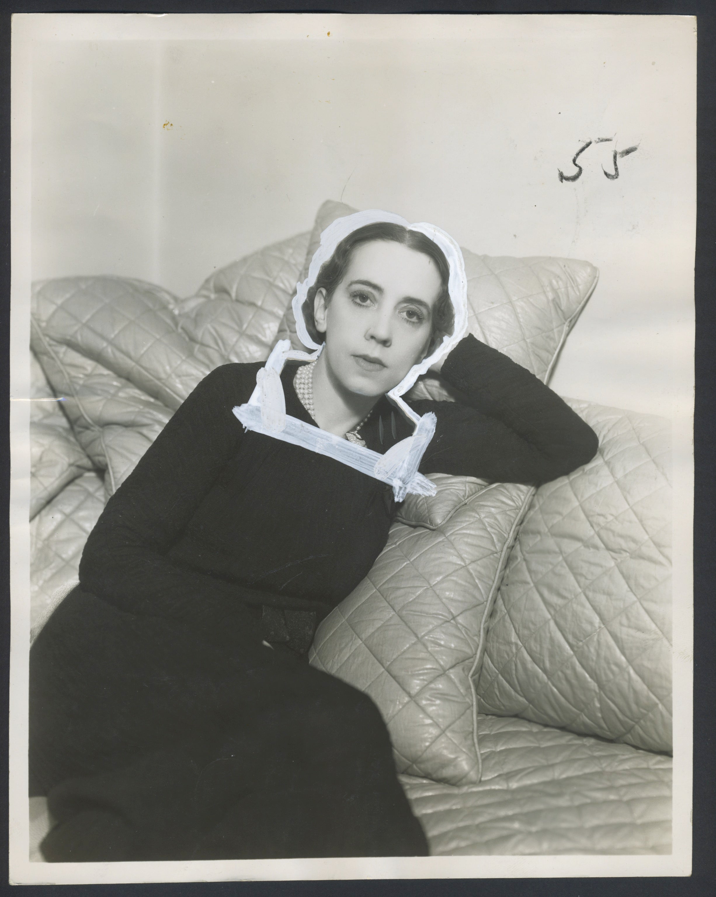 Schiaparelli, Elsa. (1890–1973) Press Photograph, 1936 – "B" Dry Goods