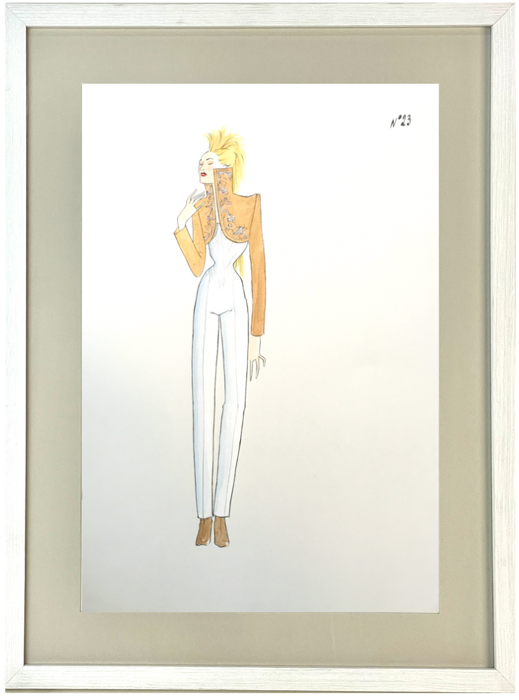 McQueen, Lee Alexander. (1969 - 2010) Design for his First Givenchy Ha ...